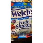 Welch's Fruit Snacks, Mixed Fruit: Calories, Nutrition Analysis & More ...