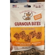 Crazy Monkey Baking Granola Bites, Salted Caramel: Calories, Nutrition ...