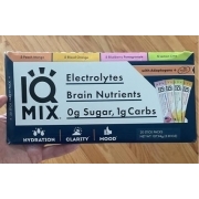 IQ Mix Electrolyte Brain Nutrients Mix, Variety Pack: Calories ...