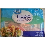 Walmart Tilapia Fillets, Skinless & Boneless: Calories, Nutrition ...