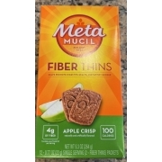 Metamucil Apple Crisp, Fiber Wafers: Calories, Nutrition Analysis ...