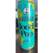 Health Ade Bubbly Beverage, Booch Pop, Ginger Fizz: Calories, Nutrition ...