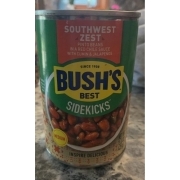 Bush's Pinto Beans, Sidekicks, Southwest Zest, Medium, Canned: Calories ...
