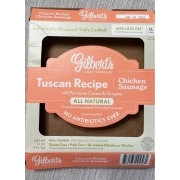 Gilbert's Craft Sausages Chicken Sausage, Tuscan Recipe: Calories ...