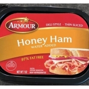 Armour Honey Ham, Water Added: Calories, Nutrition Analysis & More ...