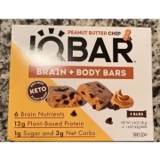 IQ Bar Brain+Body Bar, Peanut Butter Chip: Calories, Nutrition Analysis ...