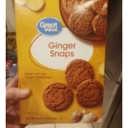 Great Value Ginger Snaps: Calories, Nutrition Analysis & More | Fooducate