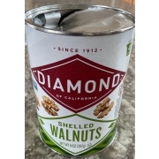 Diamond Of California Shelled Walnuts: Calories, Nutrition Analysis ...
