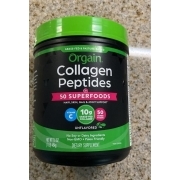 Orgain Collagen Peptides, Unflavored: Calories, Nutrition Analysis ...