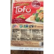 House Foods Tofu, Firm, Organic: Calories, Nutrition Analysis & More ...