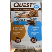 Quest Protein Bar, Variety Pack: Calories, Nutrition Analysis & More ...