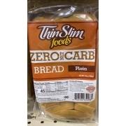 Thin Slim Foods Bread, Zero Net Carb, Plain: Calories, Nutrition ...