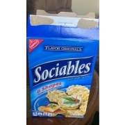Sociables Baked Savory Crackers, Flavor Originals: Calories, Nutrition ...
