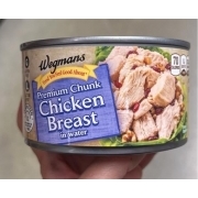 Wegmans Chicken Breast, In Water, Premium Chunk: Calories, Nutrition ...