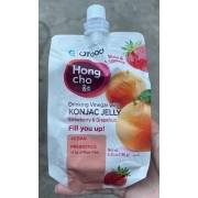 Hong Cho Drinking Vinegar, Konjac Jelly, Strawberry & Grapefruit ...