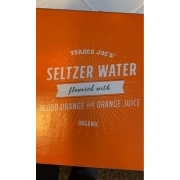 Trader Joe's Seltzer Water, Flavored With Blood Orange And Orange Juice: Calories, Nutrition ...