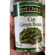 Best Choice Fancy Cut Green Beans: Calories, Nutrition Analysis & More ...