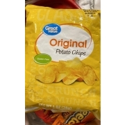 Great Value Potato Chips, Original: Calories, Nutrition Analysis & More ...