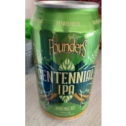 Founders Centennial IPA: Calories, Nutrition Analysis & More | Fooducate