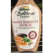 Bolthouse Farms Yogurt Dressing & Dip, Honey Barbecue Ranch: Calories ...