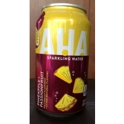 Aha Sparkling Water, Pineapple Passion Fruit: Calories, Nutrition Analysis & More | Fooducate