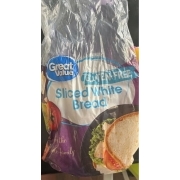 Great Value White Bread, Sliced: Calories, Nutrition Analysis & More | Fooducate