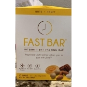 Fast Bar Intermittent Fasting Bar, Nuts + Honey: Calories, Nutrition ...