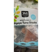 365 Whole Foods Market Bigeye Tuna Steaks, Wild Caught: Calories ...