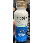 Ripple Protein Shake, Vanilla: Calories, Nutrition Analysis & More ...
