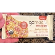Go Macro Macro Bar, Salted Caramel + Chocolate Chips: Calories ...