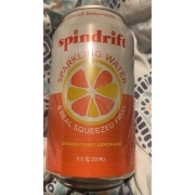 Spindrift Sparkling Water, Unsweetened, Lemonade: Calories, Nutrition Analysis & More | Fooducate