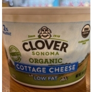 Clover Organic Farms Cottage Cheese: Calories, Nutrition Analysis ...