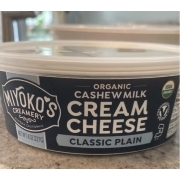 Miyoko's Creamery Cream Cheese, Plainly Classic, Cultured, Vegan ...