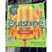 Outshine Fruit Bars, Mango: Calories, Nutrition Analysis & More | Fooducate