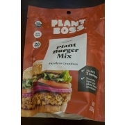 Plant Boss Plant Burger Mix, Meatless Crumbles: Calories, Nutrition ...