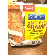 Gorton's Fish Fillets, Ancient Grains, Crusted: Calories, Nutrition ...