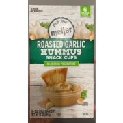 Meijer Hummus, Snack Cups, Roasted Garlic: Calories, Nutrition Analysis ...