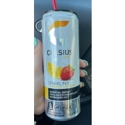 Celsius Sparkling Water, Strawberry Lemonade: Calories, Nutrition ...