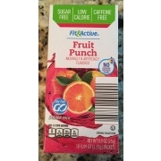 Fit & Active Flavored Drink Mix, Fruit Punch: Calories, Nutrition ...