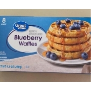 Great Value Waffles, Blueberry: Calories, Nutrition Analysis & More ...