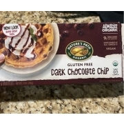 Nature's Path Organic Waffles, Dark Chocolate Chip, Gluten Free ...
