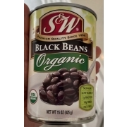 S&W Black Beans, Organic, Canned: Calories, Nutrition Analysis & More ...