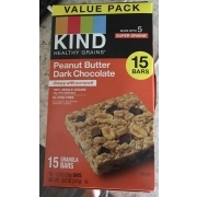 Kind Granola Bars, Peanut Butter Dark Chocolate: Calories, Nutrition ...