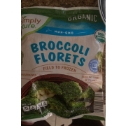 Simply Organic Broccoli Florets, Organic: Calories, Nutrition Analysis ...