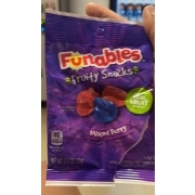 Funables Fruity Snacks, Mixed Berry: Calories, Nutrition Analysis ...
