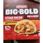 Hot Pockets Sandwich, Big & Bold, Steak Nacho: Calories, Nutrition ...