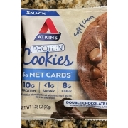 Atkins Protein Cookies, Double Chocolate Chip: Calories, Nutrition ...