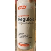 Rugby Reguloid, 100% Natural Psyllium Husk, Orange Smooth: Calories ...