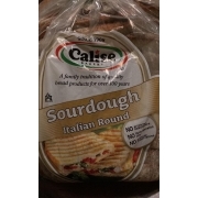 Calise Bakery Bread, Italian Round, Sourdough: Calories, Nutrition ...