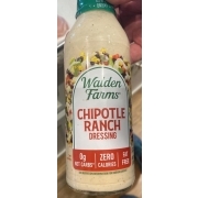 Walden Farms Dressing, Chipotle Ranch: Calories, Nutrition Analysis ...